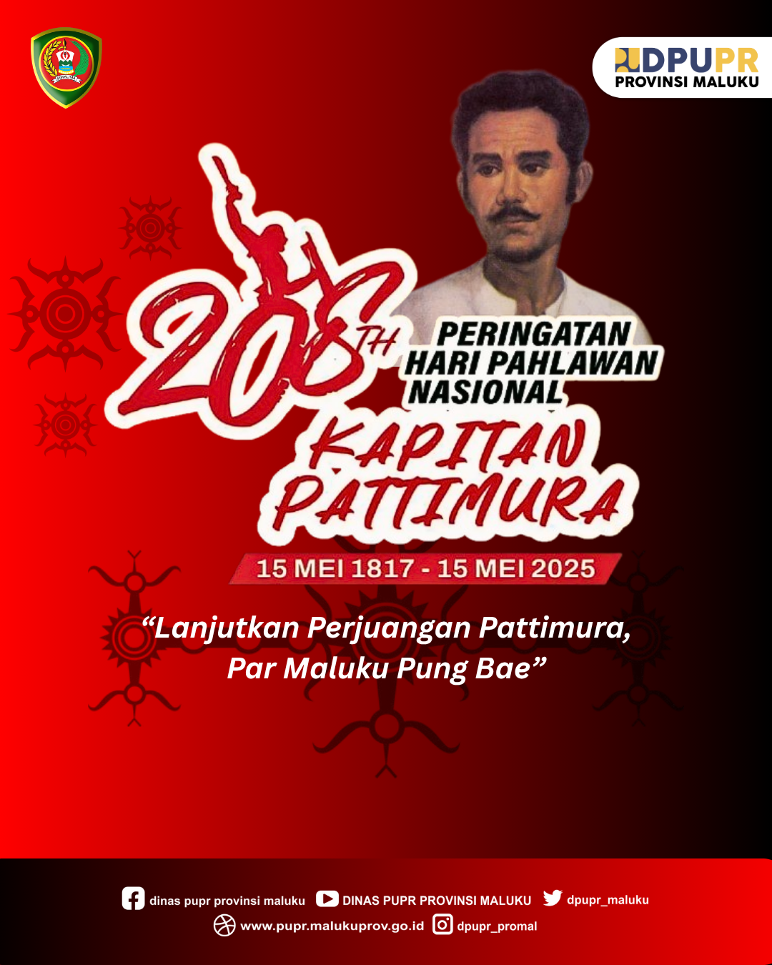 HARI PATTIMURA - DPUPR | MALUKU